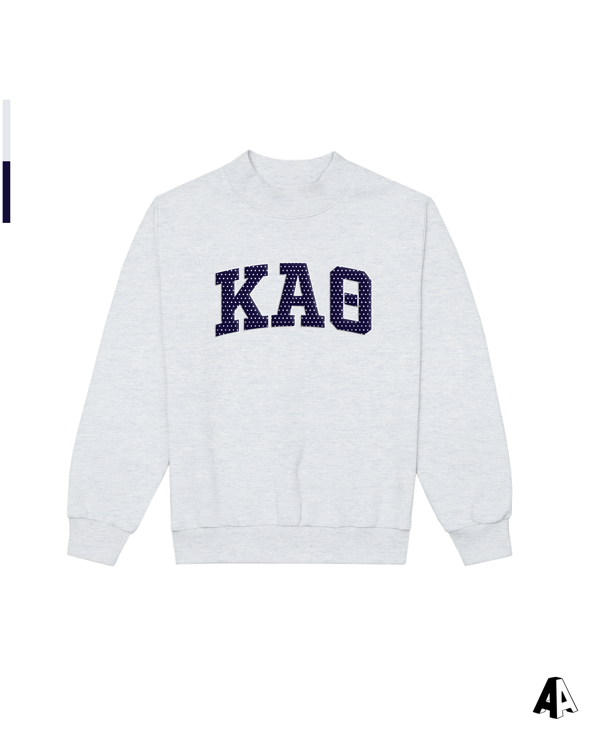 Grey Mockneck KAO Kappa Alpha Theta University of Tampa - Alpha Apparel ...