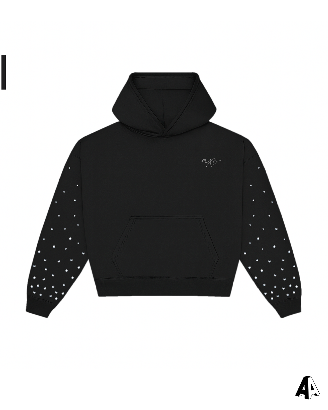 Black Rhinestone Hoodie Alpha Chi Omega University of Oregon - Alpha ...