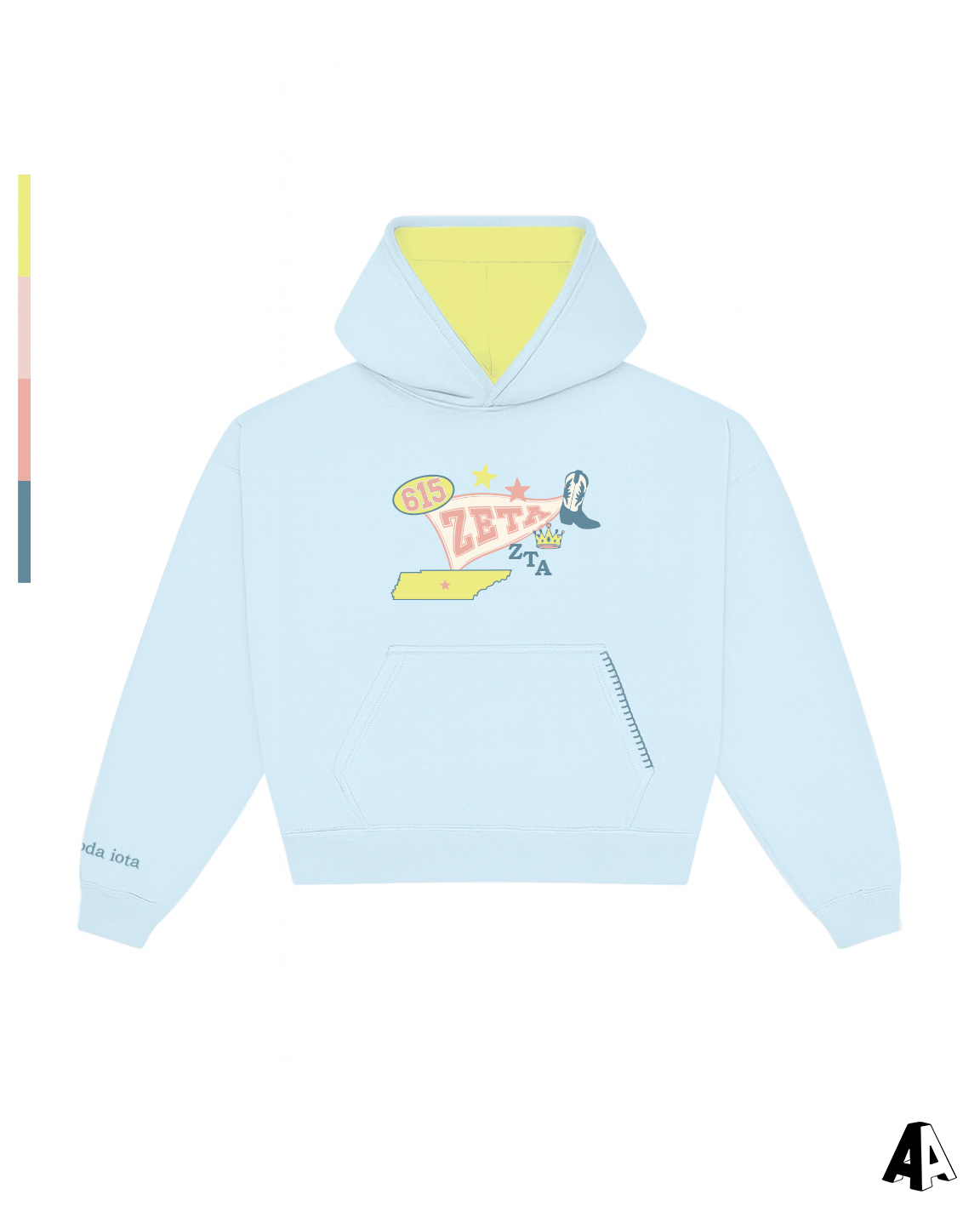 Geo Hoodie Zeta Tau Alpha Vanderbilt University - Alpha Apparel Company